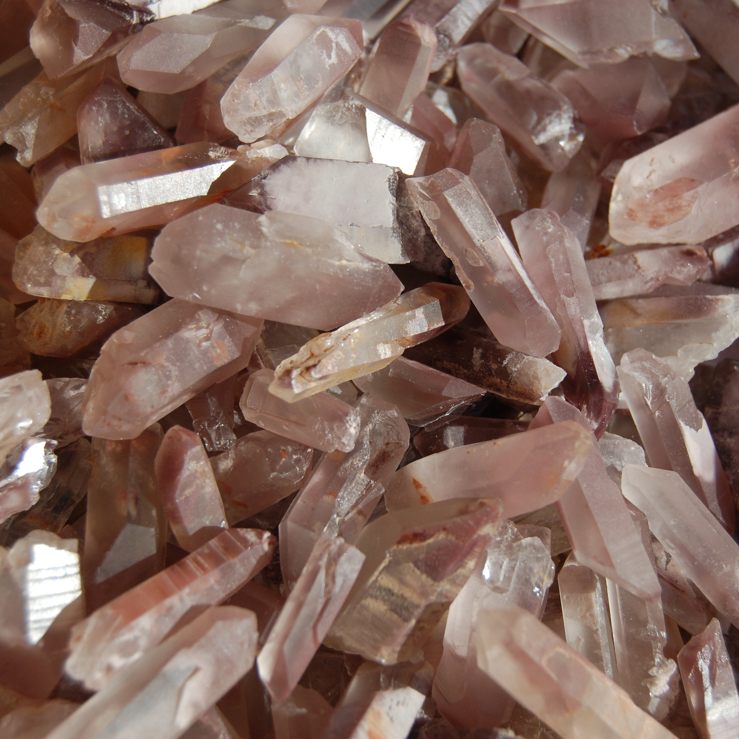 Pink Lithium Lemurian Quartz - Rare Healing Crystal